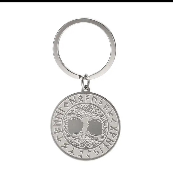 Accessories | 2 Tree Of Life Viking Runes Keychain New 2 With Any 1 ...